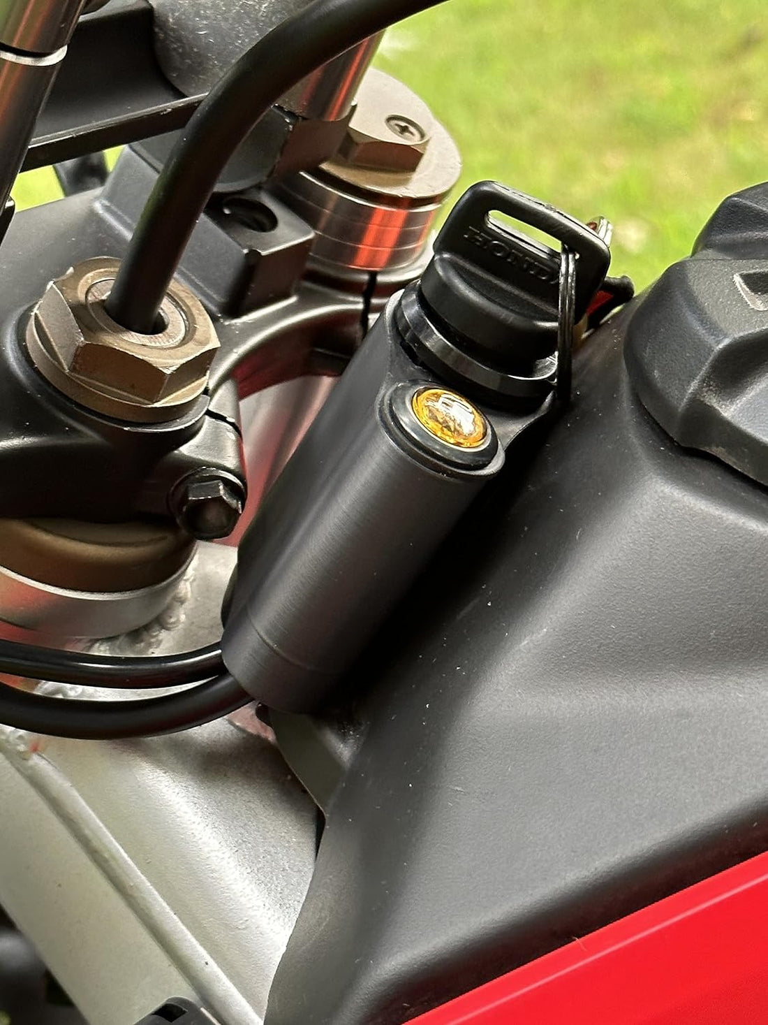CRF110 Key Relocation Bracket – Broke Moto